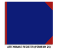 Attendance Register (Form No. 25) (Size A3) – Trison