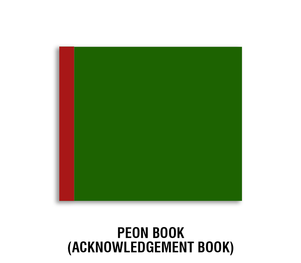Peon Book (Acknowledgement Book) – Trison